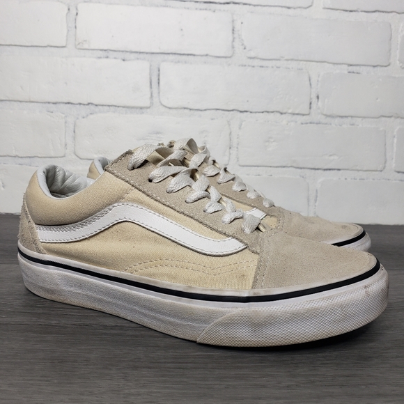 Vans | Shoes | Vans Old Skool Low Tan Beige Leather Sneakers | Poshmark